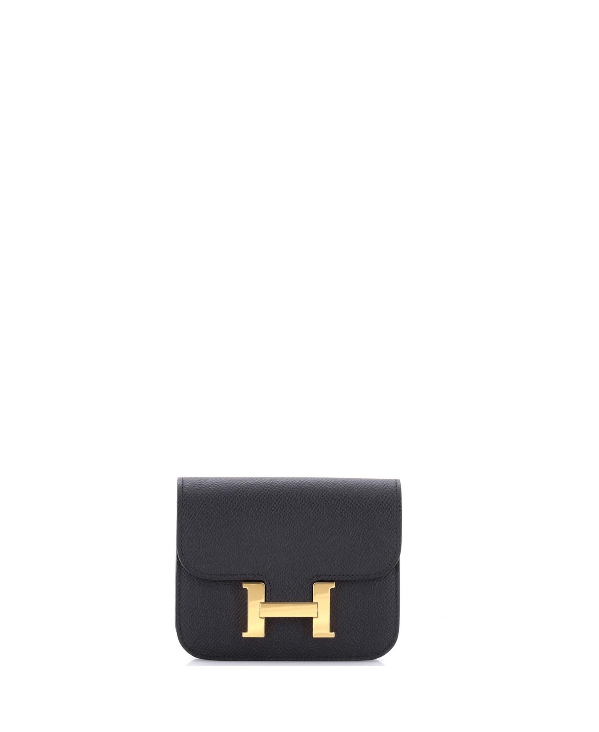 Click here for Pre-Owned Hermes Constance Slim Wallet Epsom - Bla... prices