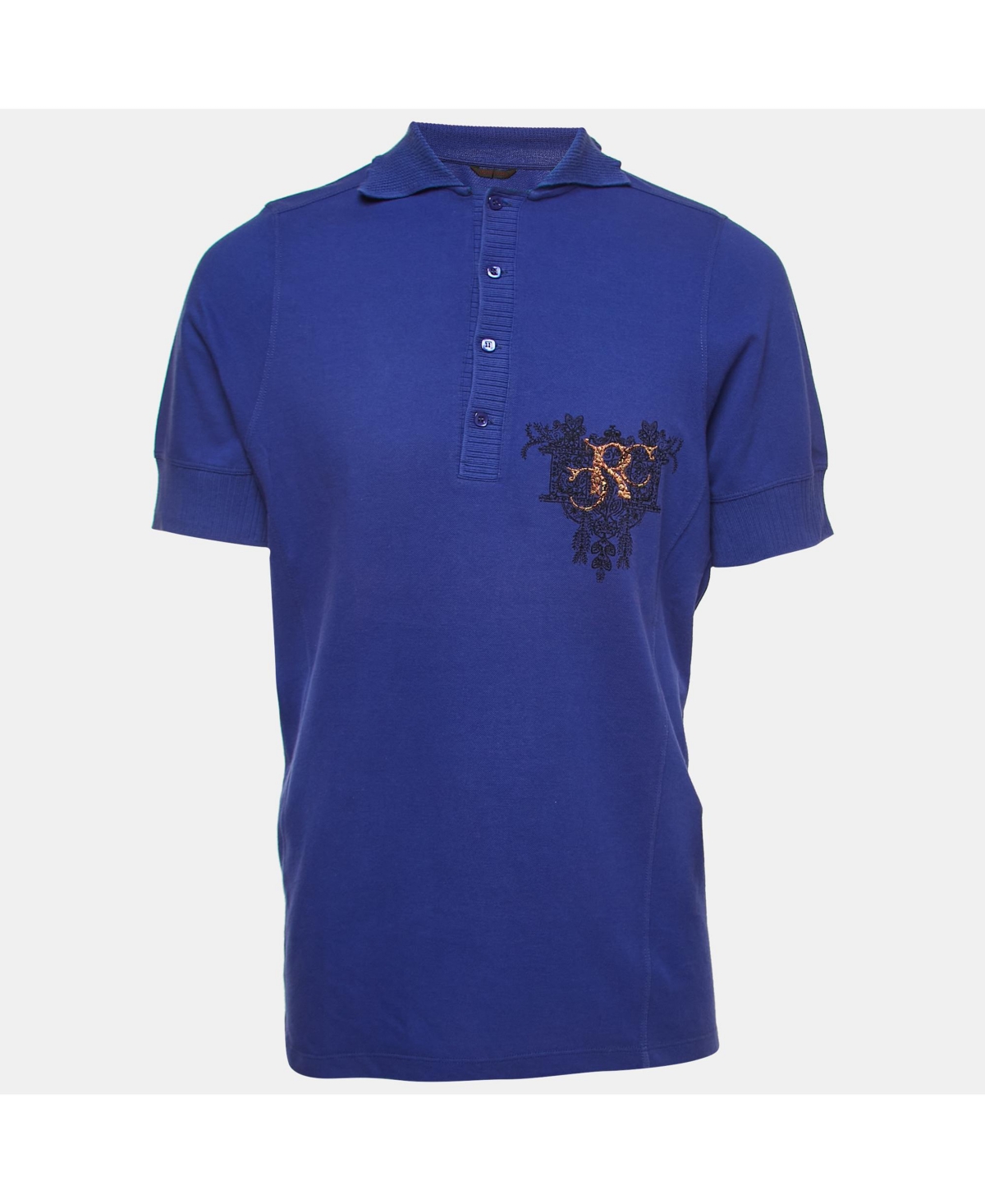 Click here for Pre-Owned Roberto Cavalli Mens Logo Embroidered Co... prices