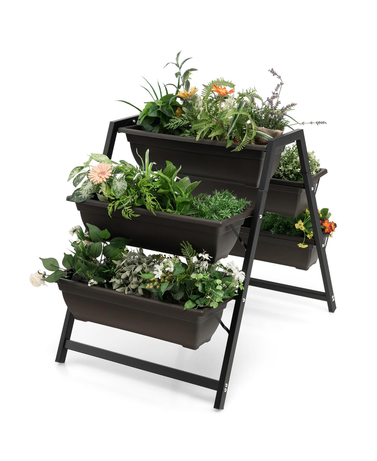 Click here for Costway 31”H Raised Garden Bed 3-Tier Verti... prices