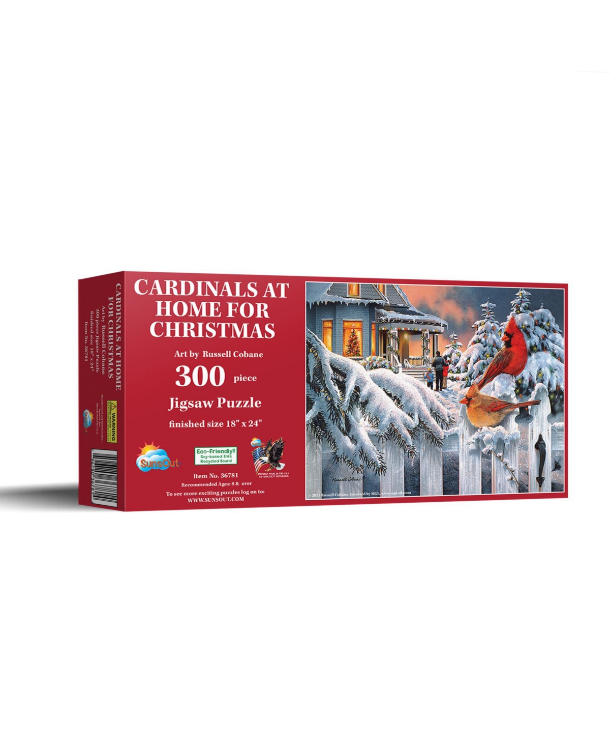 Click here for SunsOut Cardinals at home for Christmas 300 piece... prices