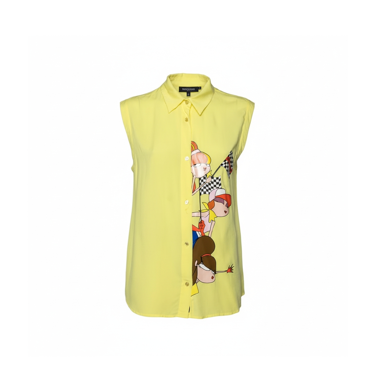 Click here for Pre-Owned Love Moschino Womens Yellow Printed Slee... prices