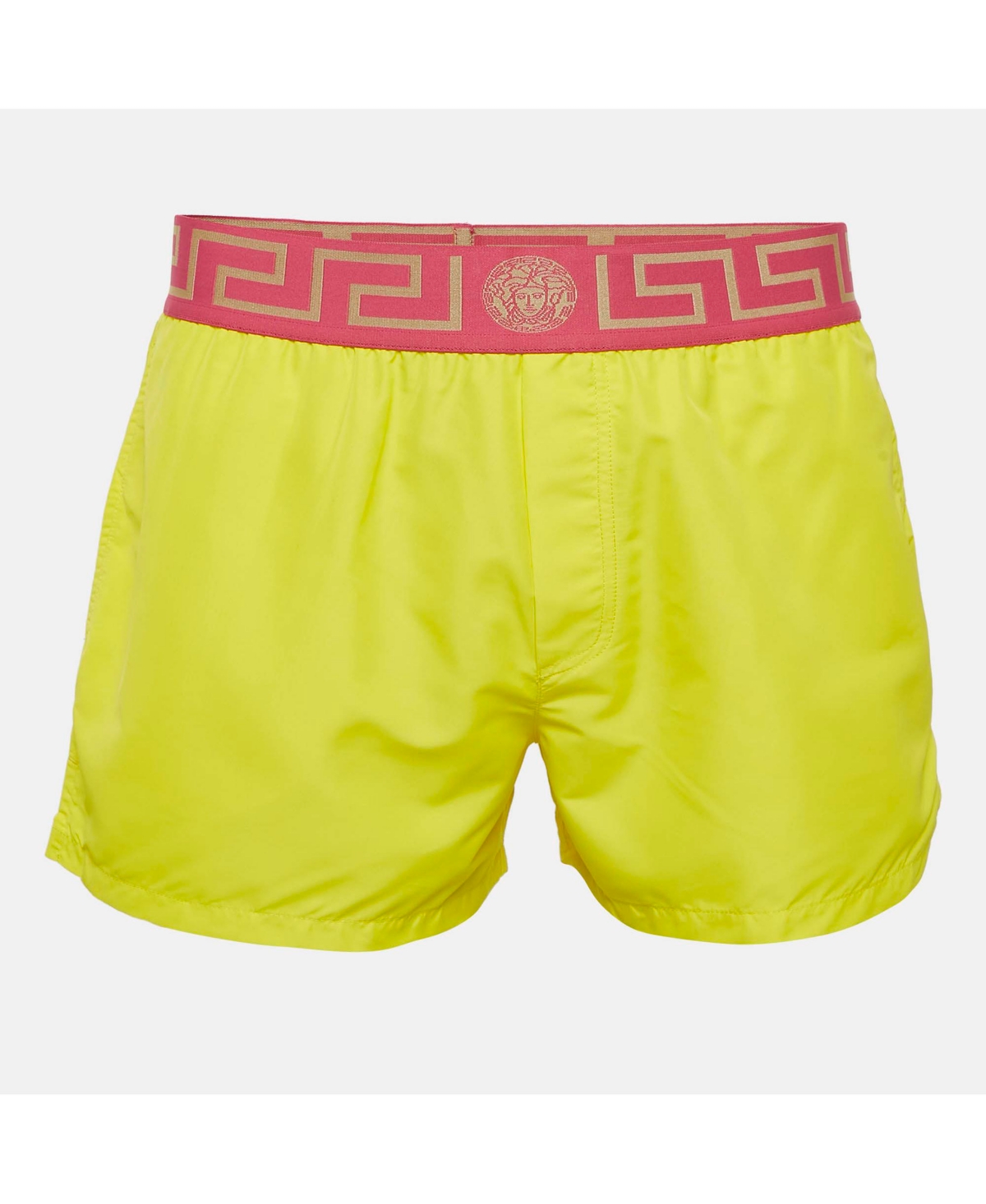 Click here for Pre-Owned Versace Mens Yellow/pink Greca Border Sy... prices