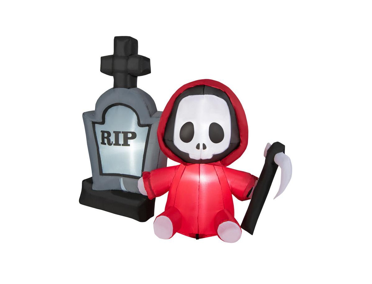 Click here for Mondawe 5 ft Inflatable Halloween Ghost Holding Si... prices