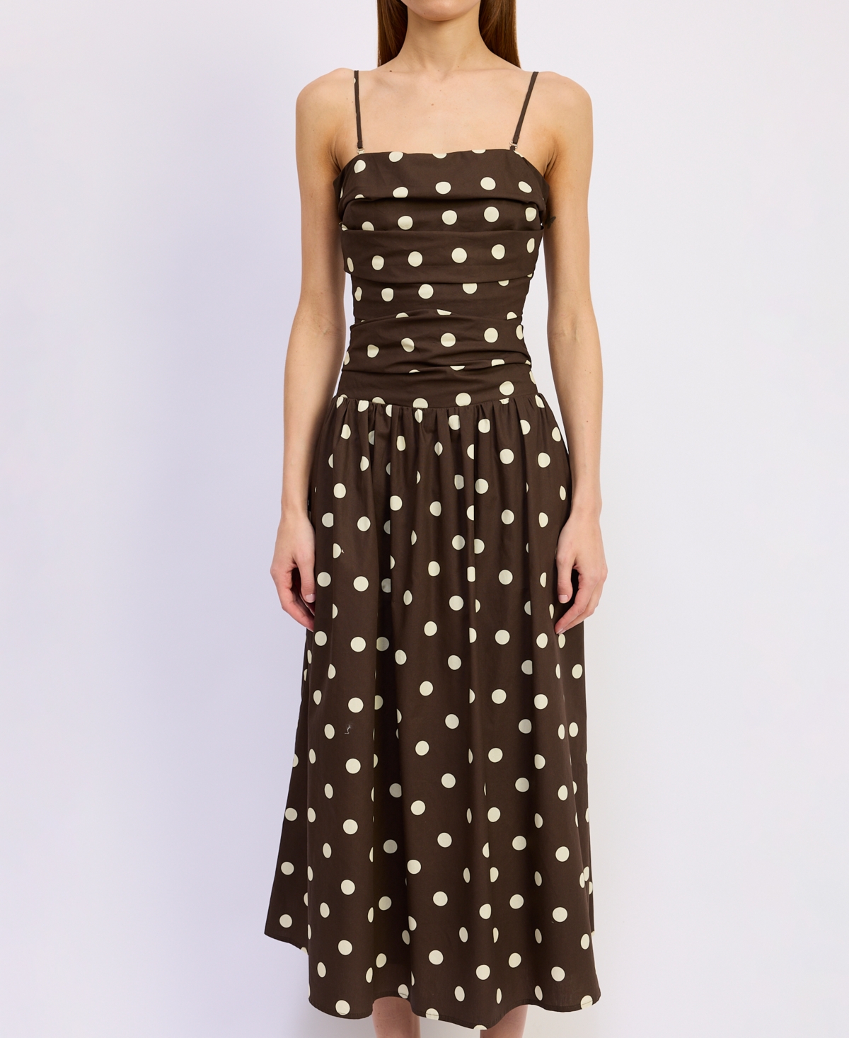 Click here for En Saison Womens Lainey Sleeveless Maxi Dress - Br... prices