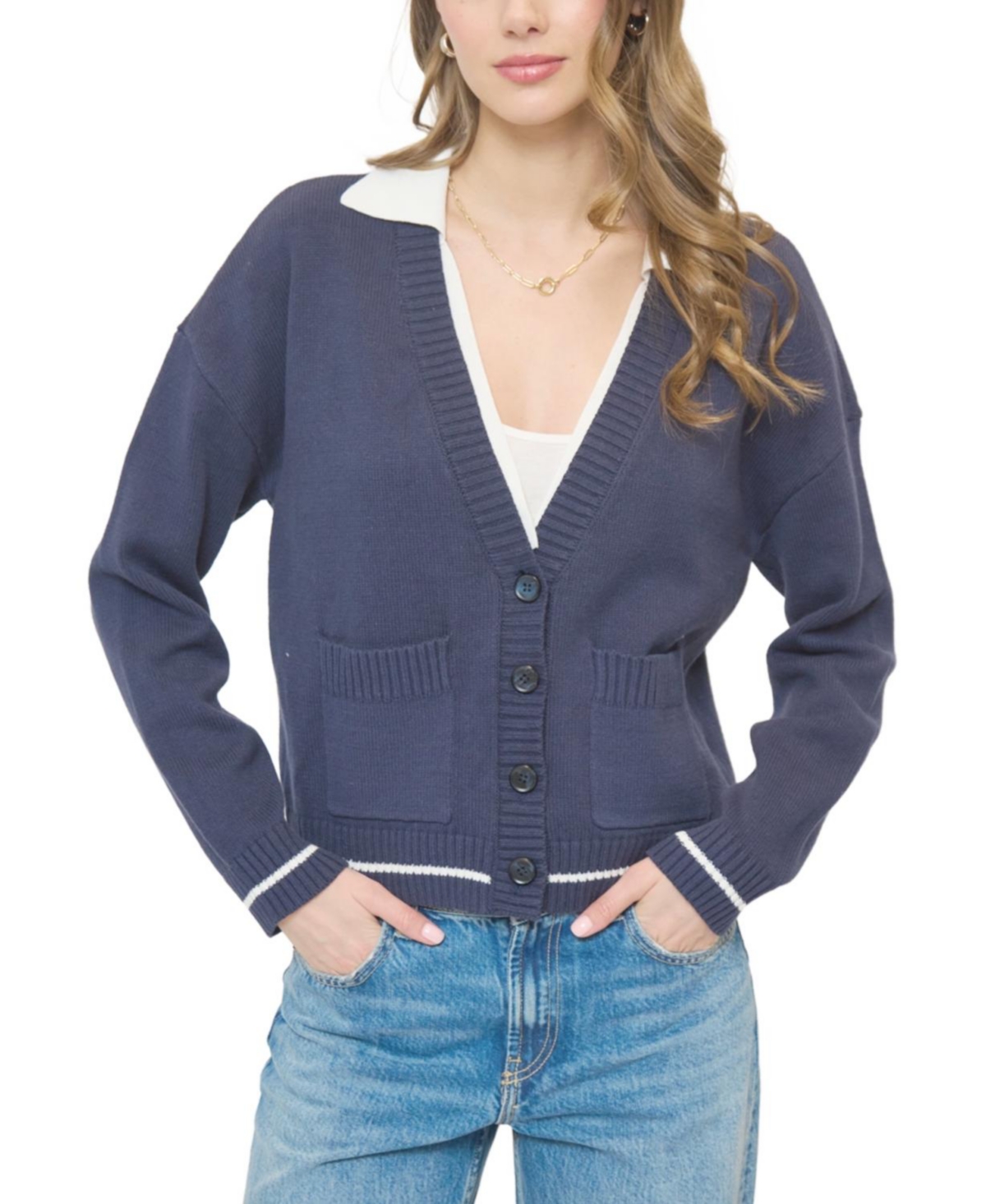 Click here for Central Park West Womens Franki Collared Twofor Ca... prices