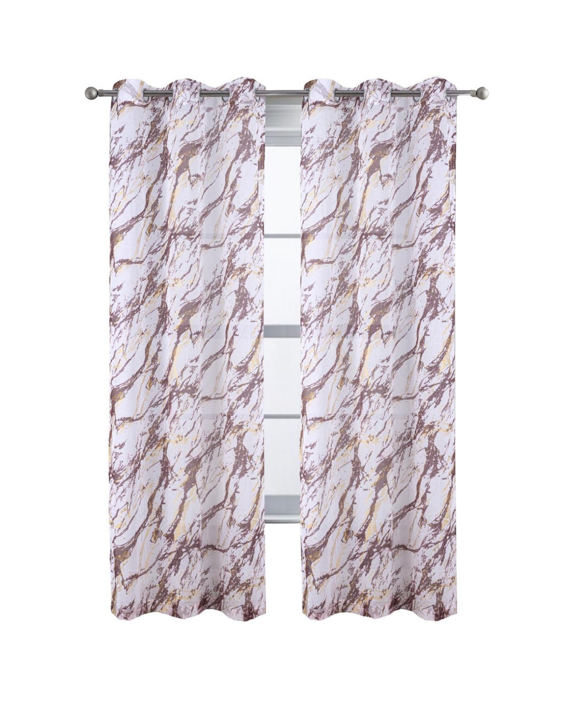 Click here for Rt Designers Collection Marble Grommet Metallic Sh... prices