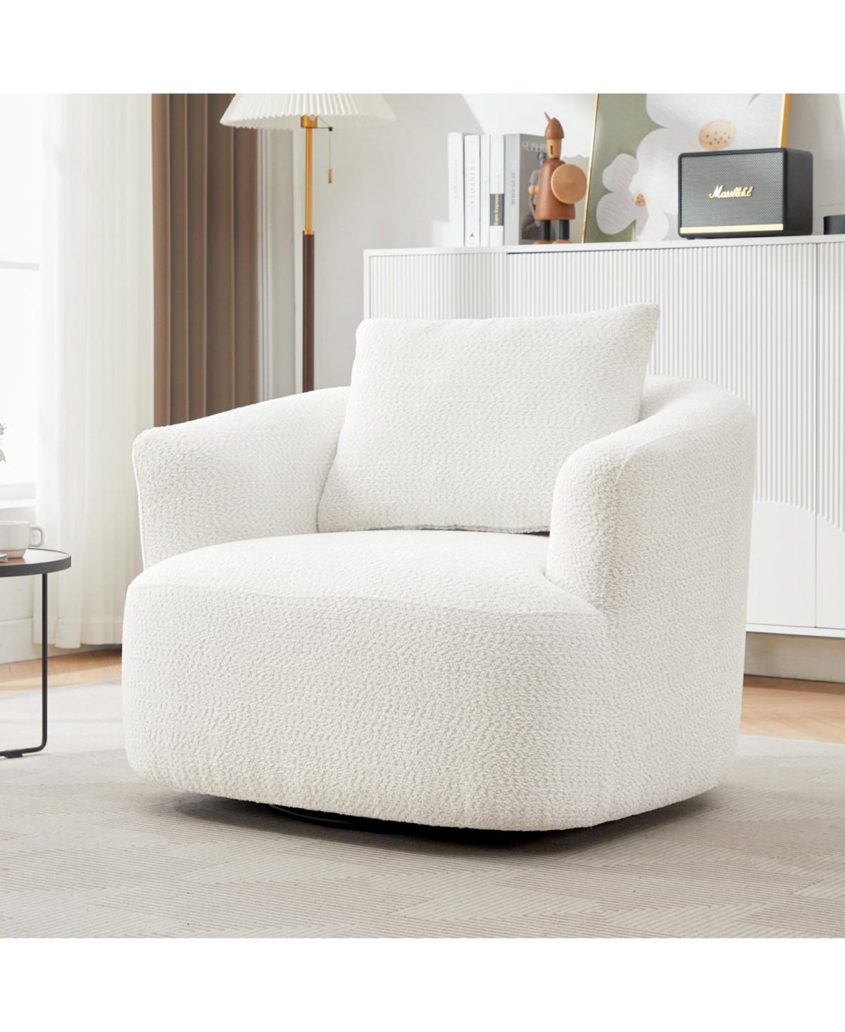 Click here for Streamdale Furniture 360 Swivel Accent Barrel Chai... prices