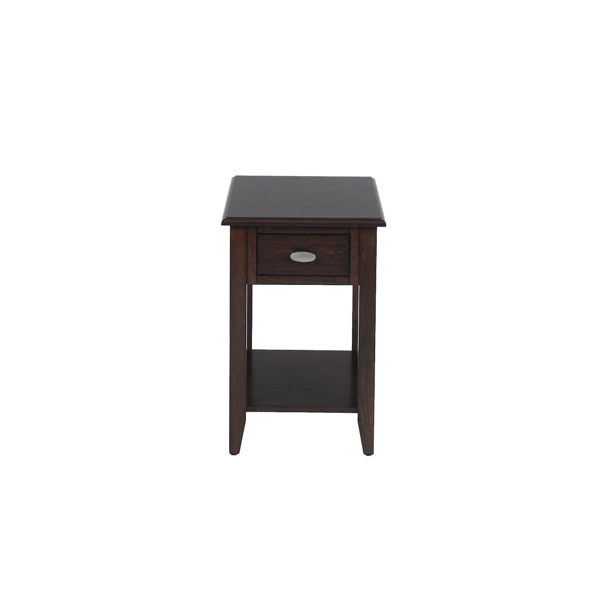 Click here for Jofran Merlot Warm Contemporary Chairside Table prices