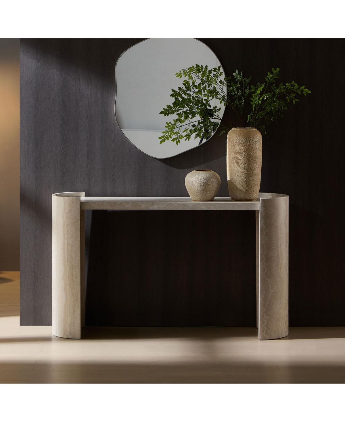 Click here for Streamdale Furniture Faux Marble Console Table Nar... prices