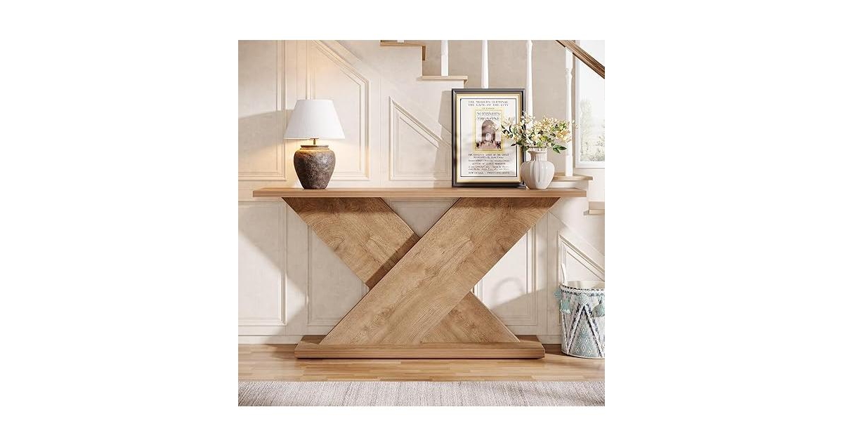 Click here for Tribesigns 63" Console Table  Farmhouse Woode... prices