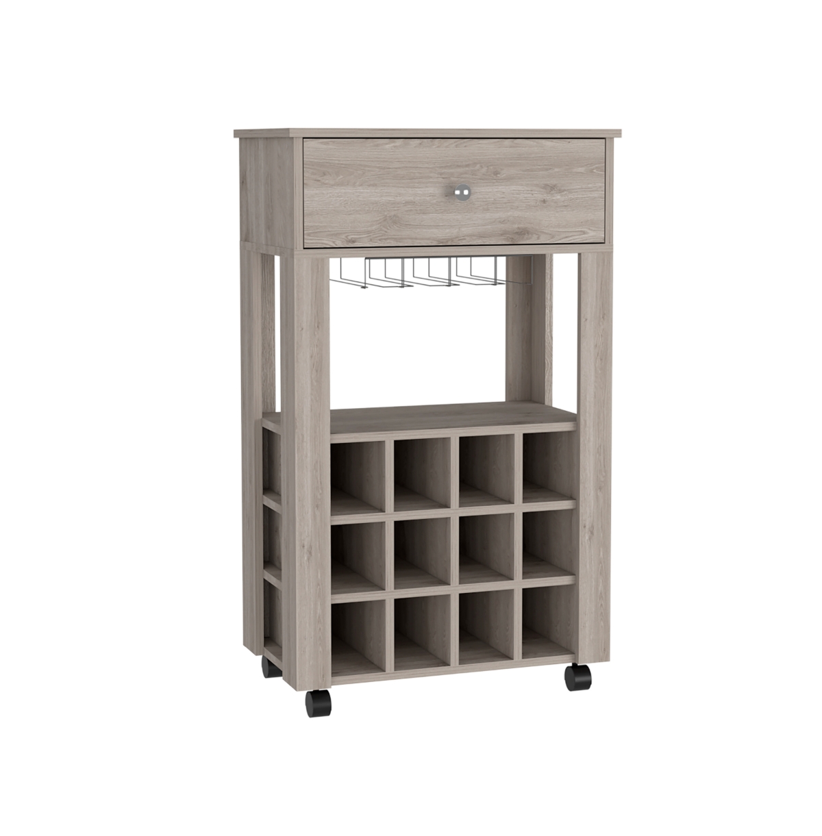 Click here for Lovmor 12 - Bottle Wine Cabinet with Four Legs Ope... prices
