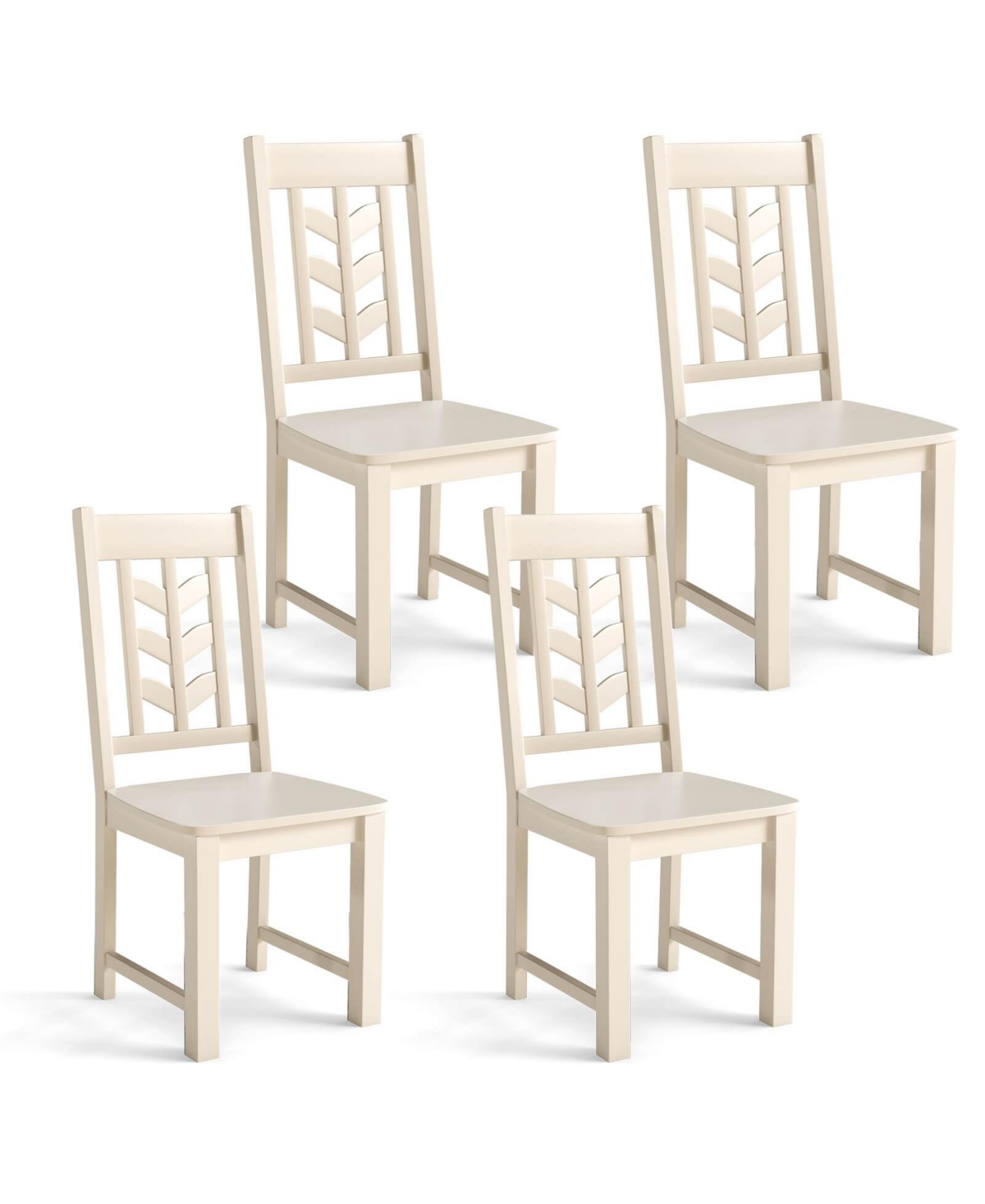 Click here for Costway Dining Chair with Rubber Wood Frame & Leaf... prices