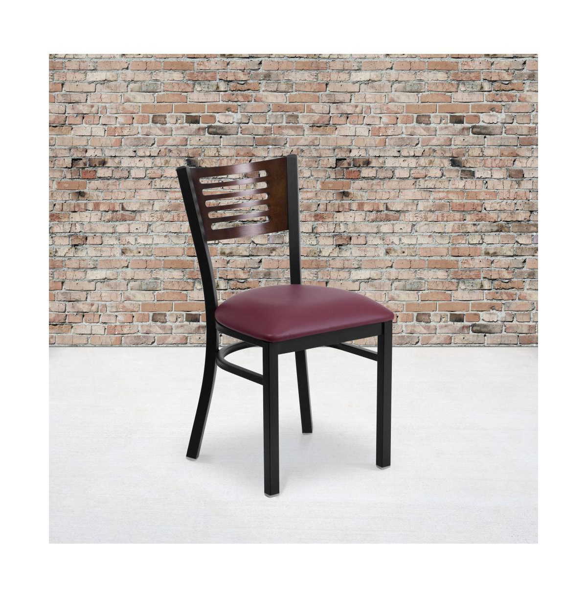 Click here for Emma+Oliver 2 Pack Decorative Slat Back Metal Rest... prices