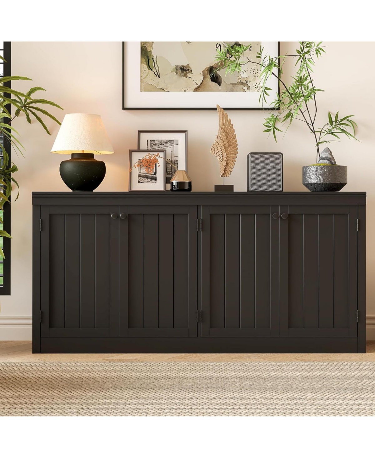 Click here for gaomon 63" Sideboard Cabinet with 4 Doors  Mo... prices
