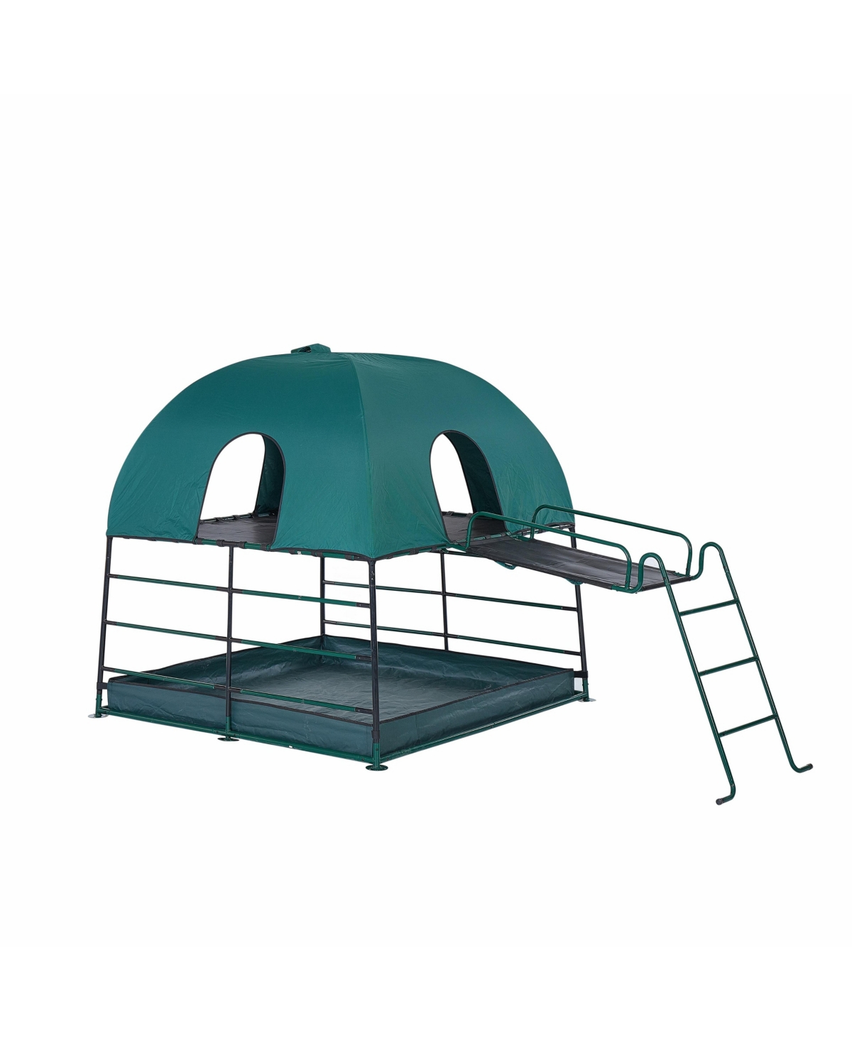 Click here for JumpKing Climbing Den & Bridge Attachment - Black prices