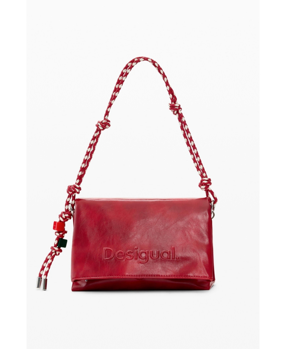 Click here for Desigual Womens Medium logo bag - Red prices