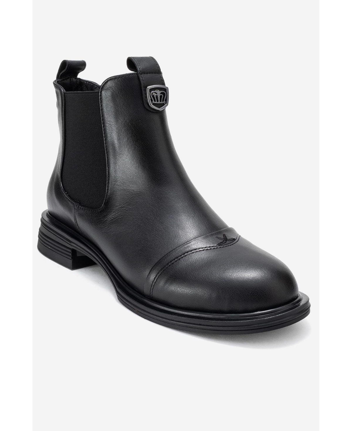 Click here for Forever & Always Shoes Sidney Leather Buckled Chel... prices