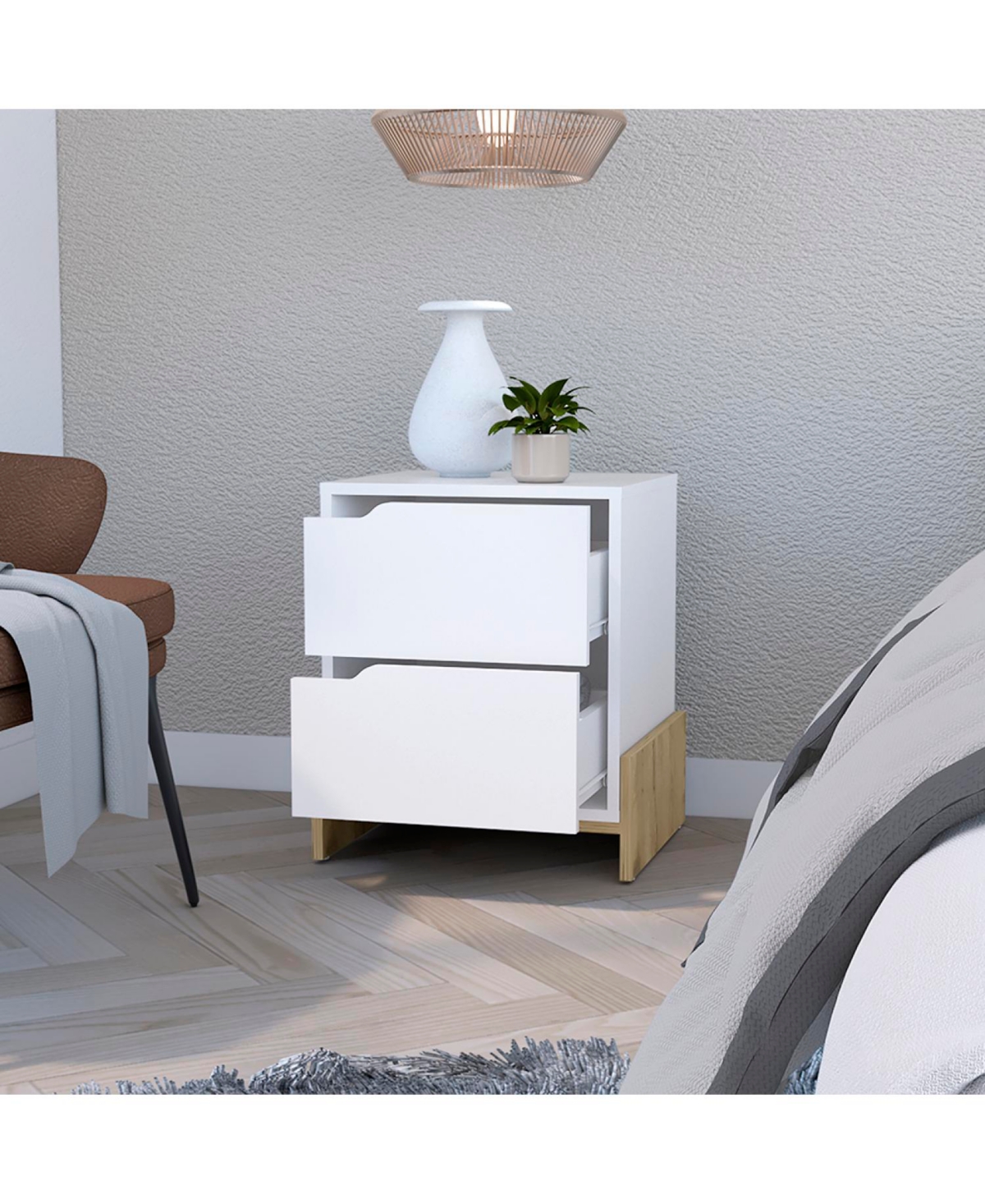 Click here for Streamdale Furniture Brookland 2-Drawer Nightstand... prices