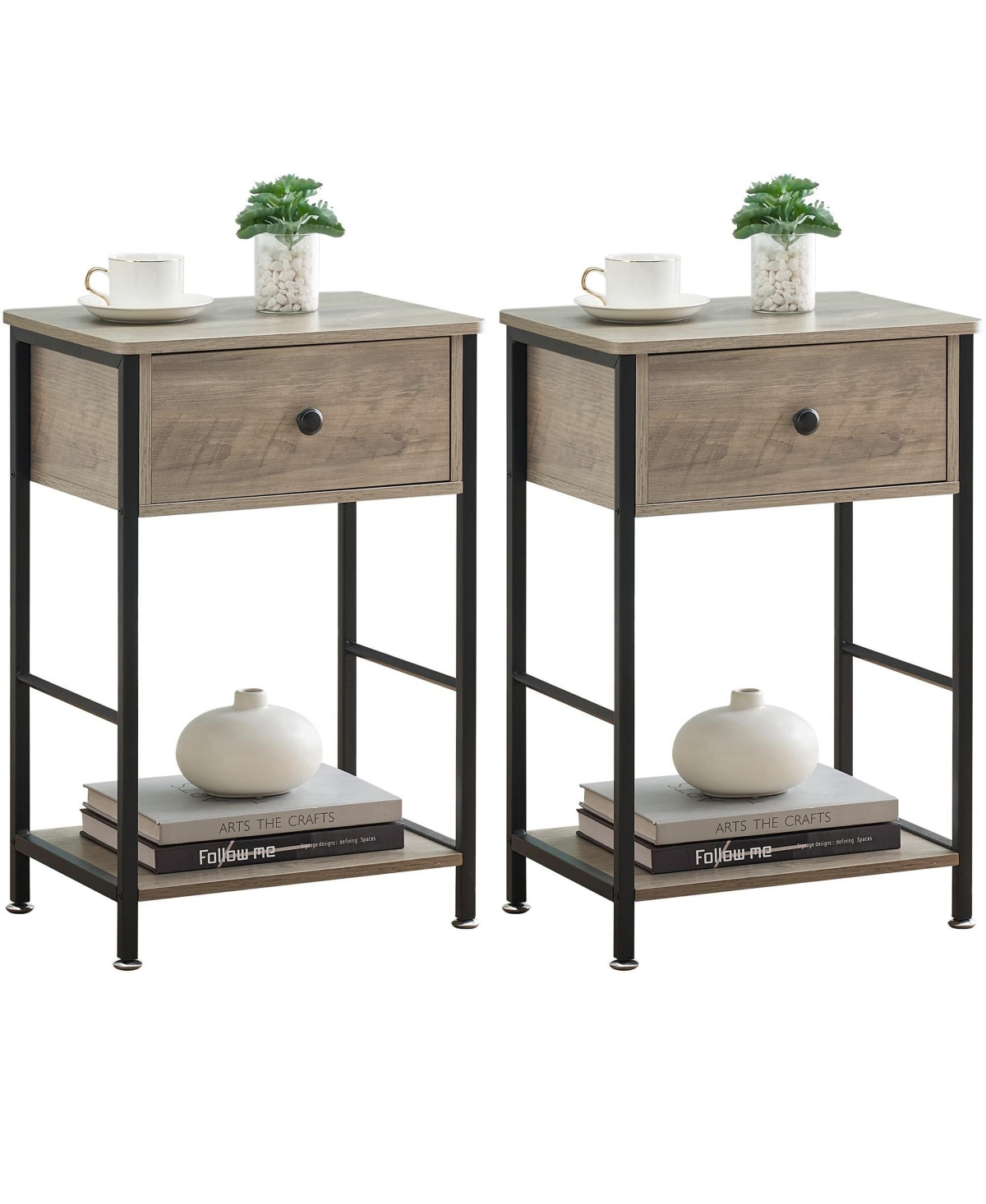 Click here for Gaomon Nightstand  Side Table with Drawer and Stor... prices
