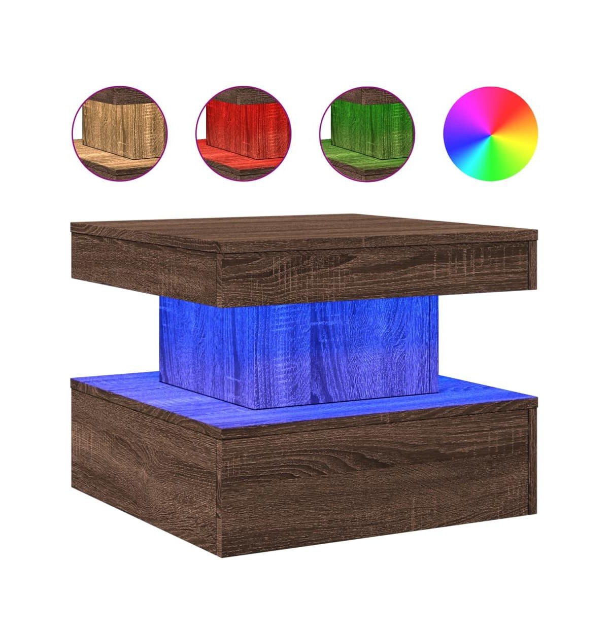 Click here for vidaXL Coffee Table Brown Oak Engineered Wood 19.7... prices