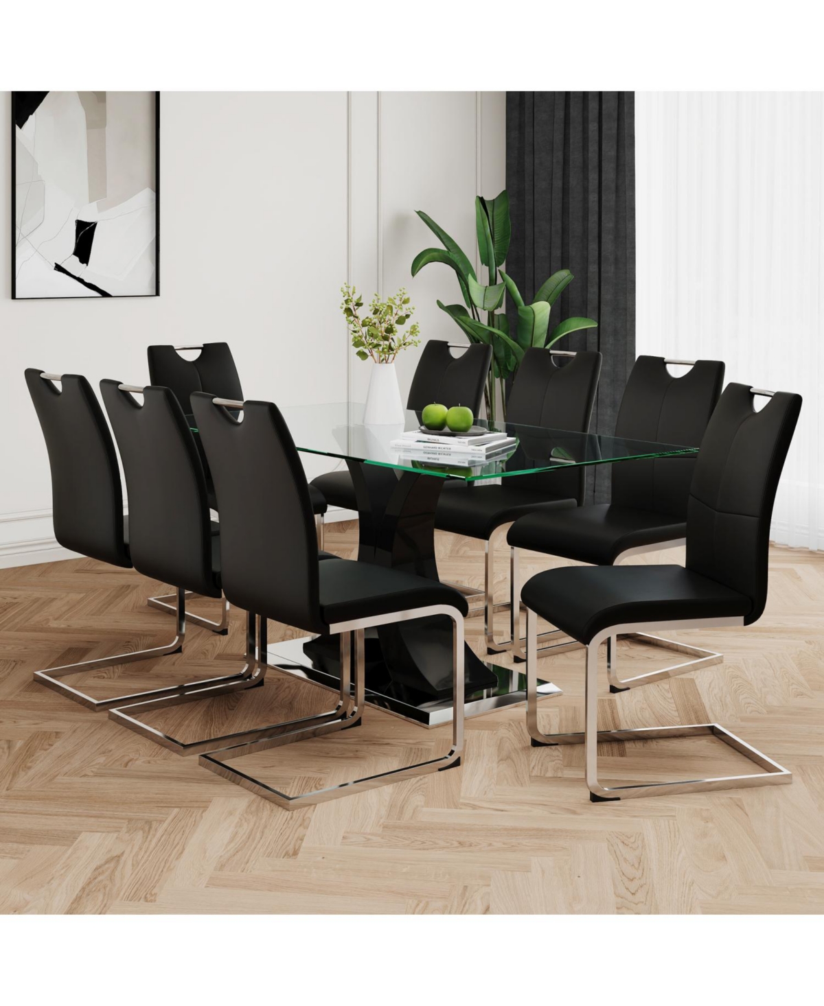 Click here for Streamdale Furniture Streamdale Modern Glass Dinin... prices