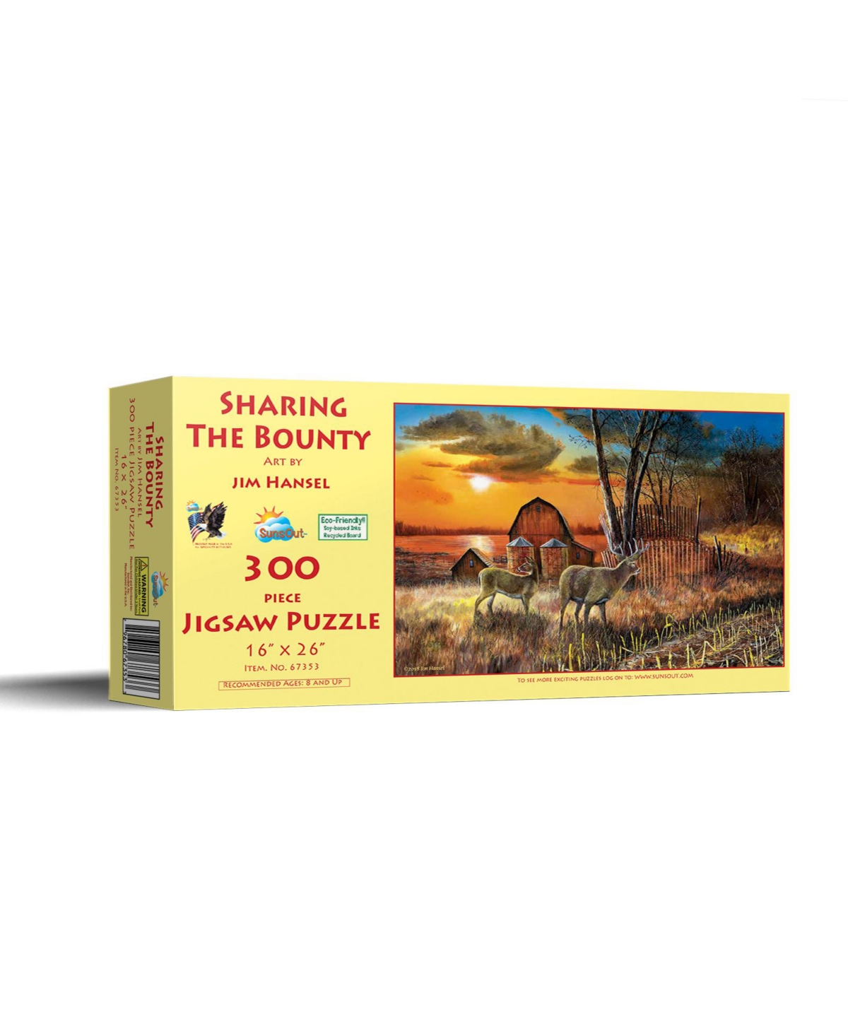 Click here for SunsOut Sharing the Bounty 300 piece Jigsaw Puzzle... prices