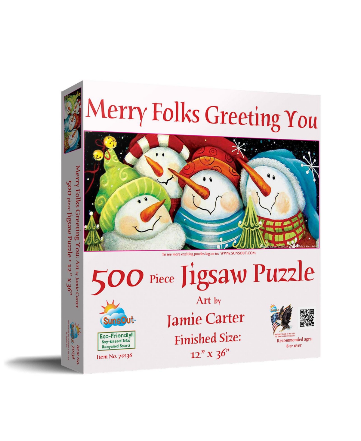 Click here for Merry Folks Greeting You 500 piece Jigsaw Puzzle f... prices