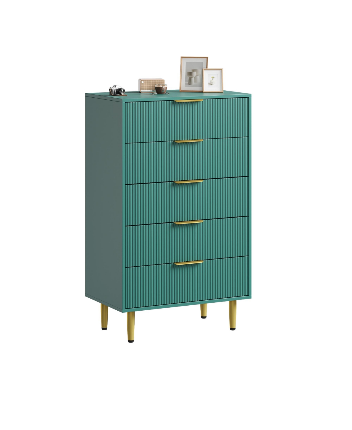 Click here for Gaomon Fluted Dresser for Bedroom Wooden Chest of... prices