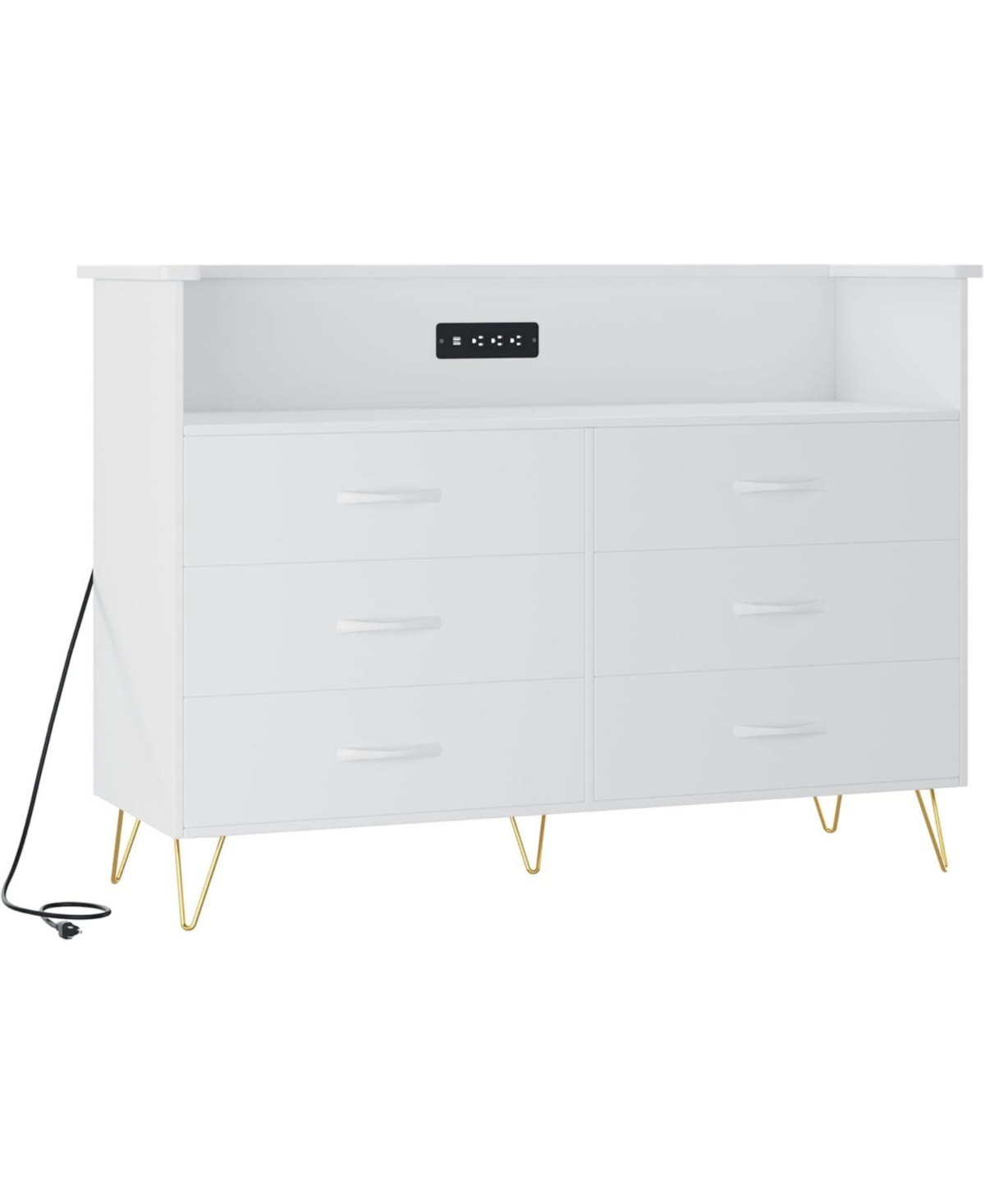 Click here for Gaomon 6-Drawer Dresser with Rgb Led Lights ȁ... prices