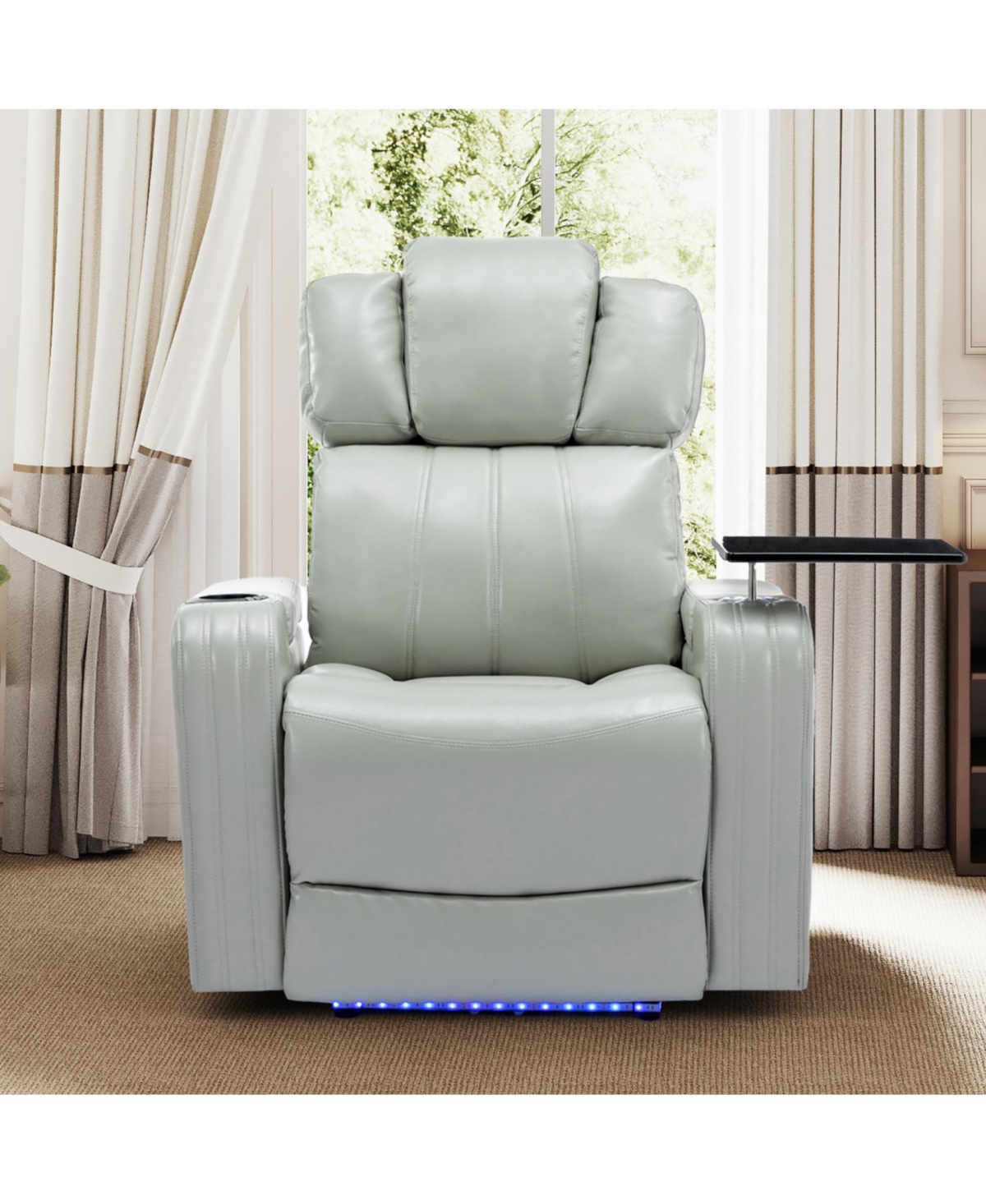 Click here for Streamdale Furniture Pu Leather Power Recliner w/... prices