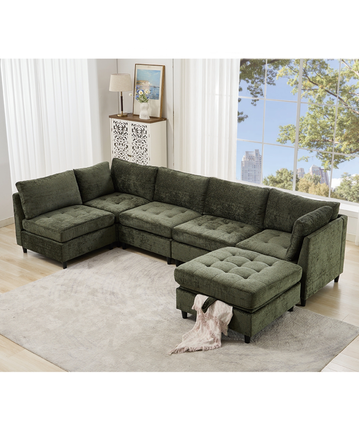 Click here for Streamdale Furniture Modular Sectional So - Green prices