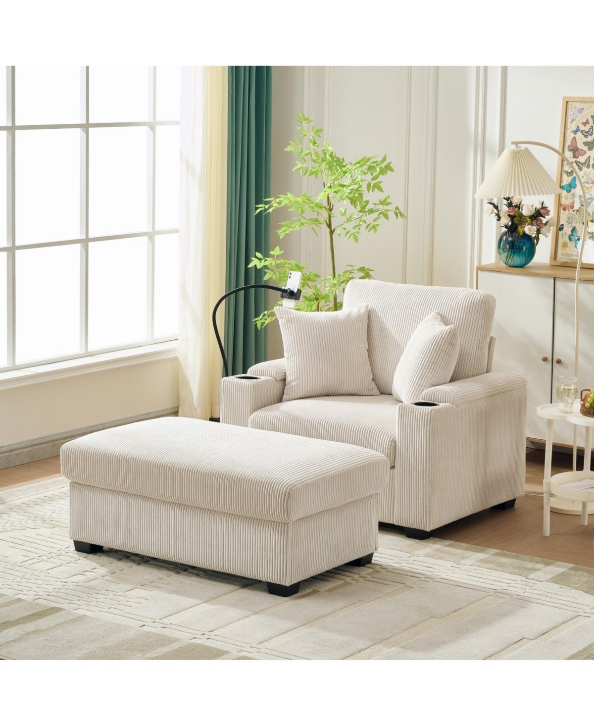 Click here for Streamdale Furniture 55" Oversized Chaise Lou... prices