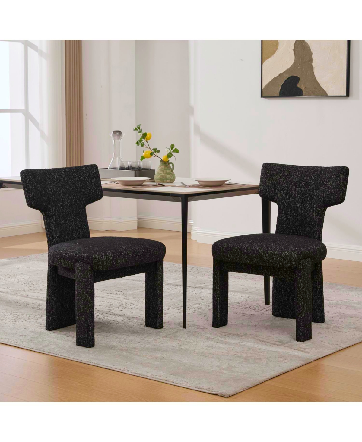 Click here for Streamdale Furniture Upholstered Chenille Dining C... prices