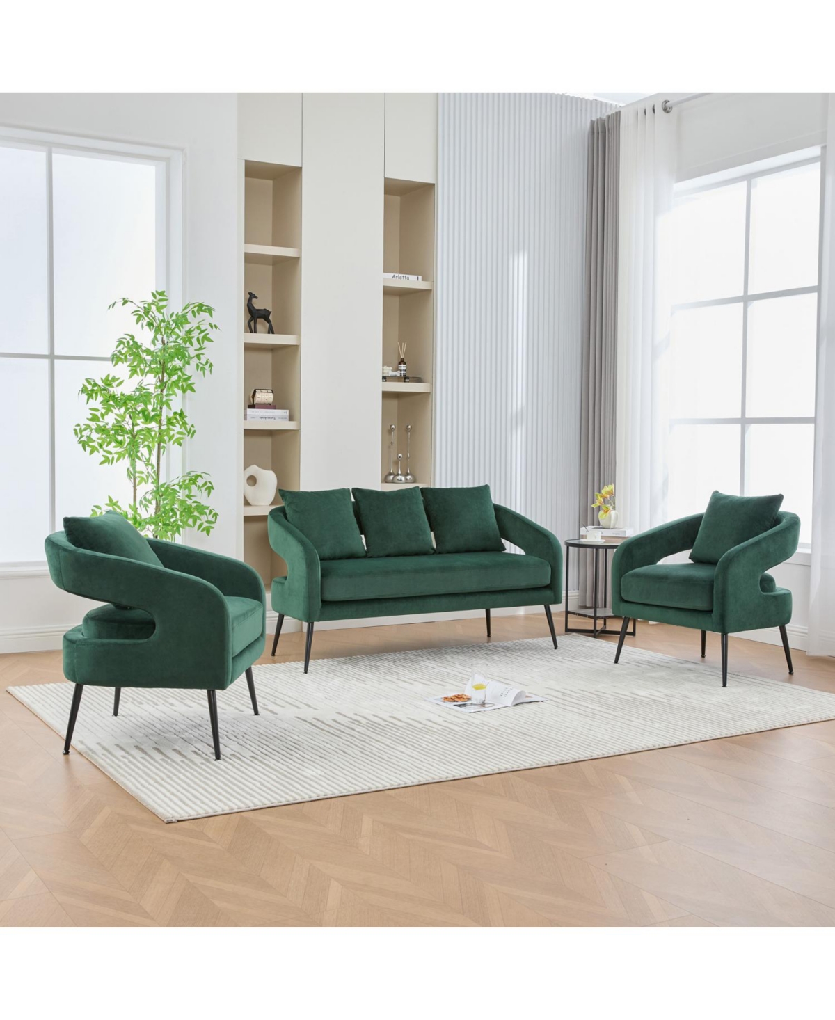 Click here for Streamdale Furniture Streamdale Velvet Living Room... prices