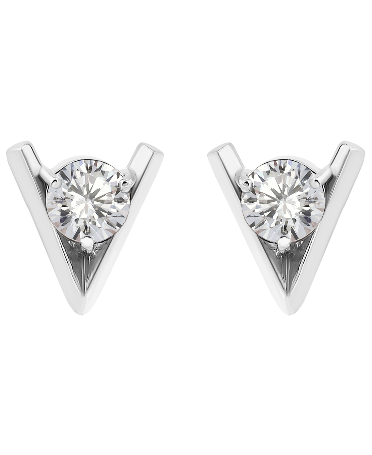 Click here for Giani Bernini Cubic Zirconia V-Cast Post Earrings... prices