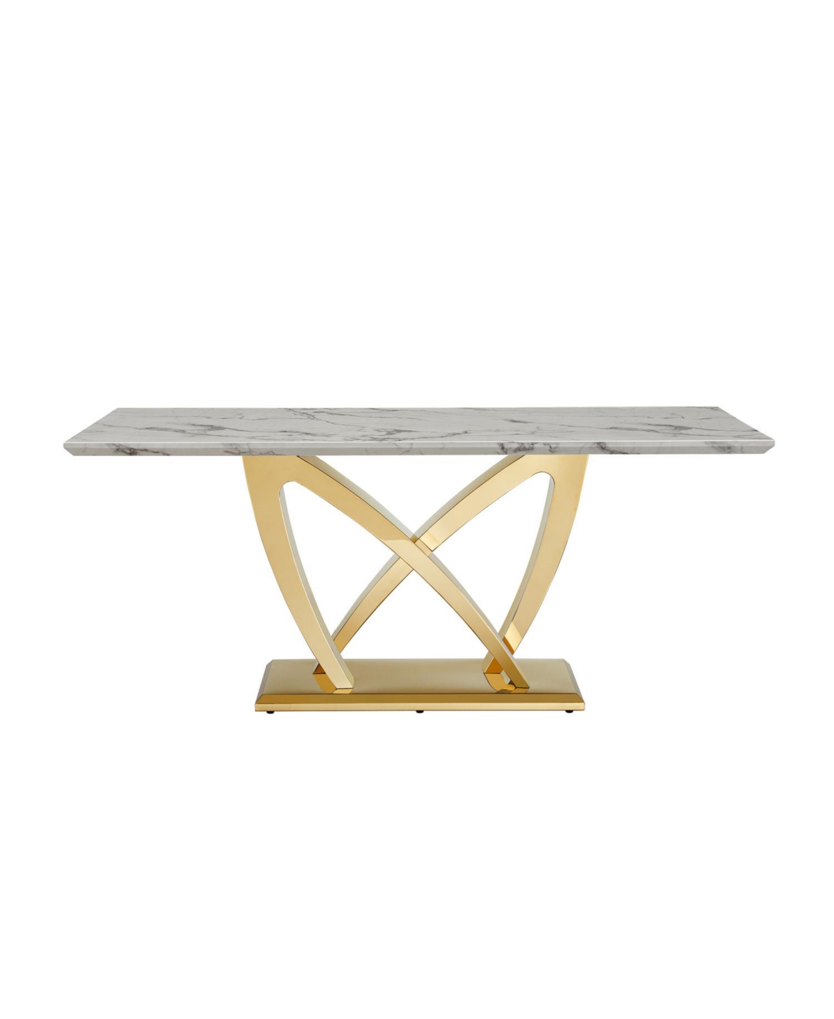 Click here for Streamdale Furniture 70" Faux Marble Dining T... prices