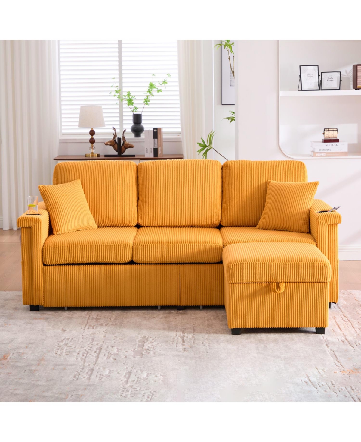 Click here for Streamdale Furniture L-Shaped Sectional Sofa w/ St... prices
