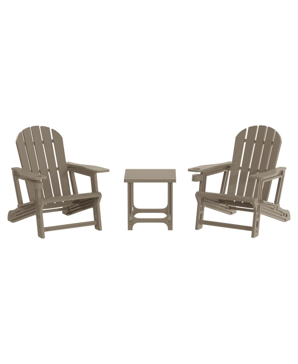 Click here for WestinTrends 3-Piece Hdpe Plastic Adirondack Chair... prices