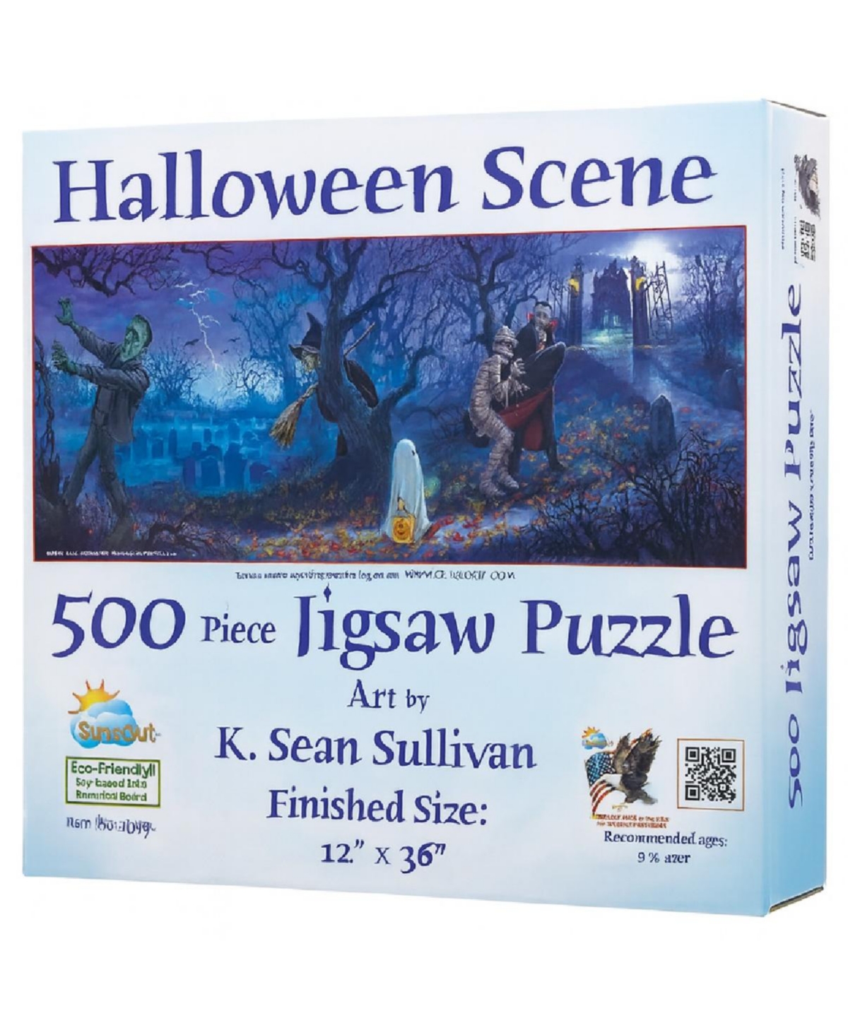 Click here for SunsOut Halloween Scene 500 piece Jigsaw Puzzle fo... prices