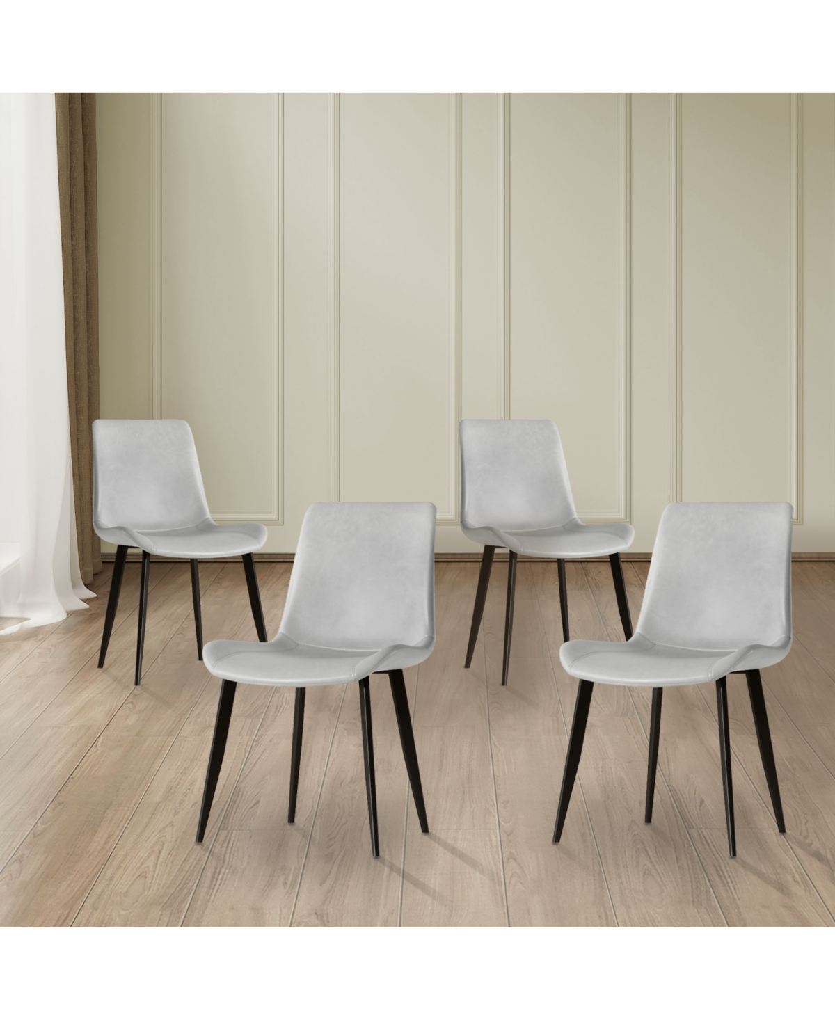 Click here for Streamdale Furniture Floral Pu Leather Dining Chai... prices