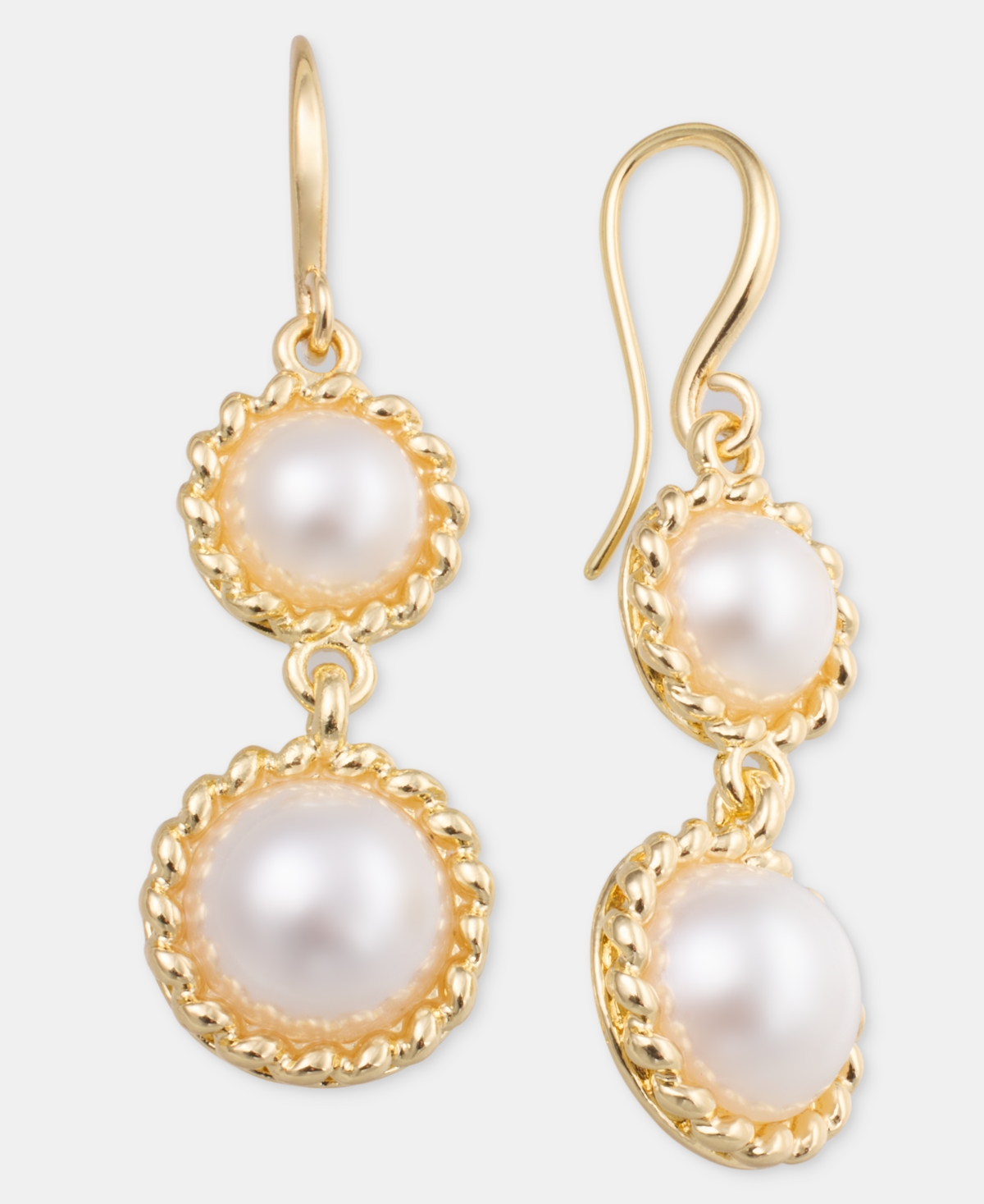 Click here for Charter Club Imitation Pearl Double Drop Earrings... prices