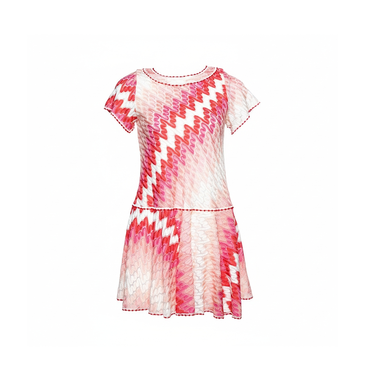 Click here for Pre-Owned Missoni Womens Pink Chevron Pattern Knit... prices