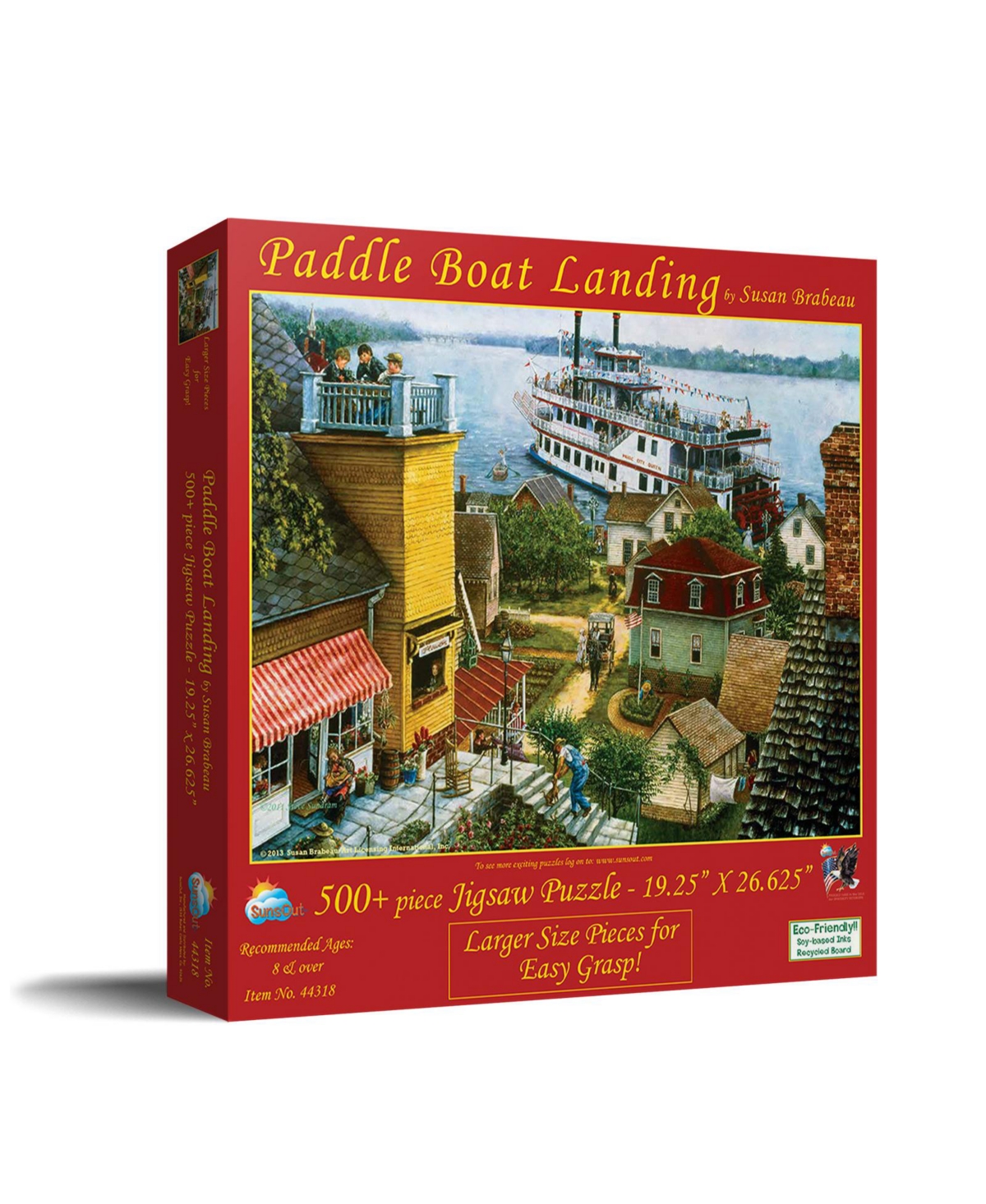 Click here for Paddle Boat Landing 500 piece Jigsaw Puzzle for Ad... prices