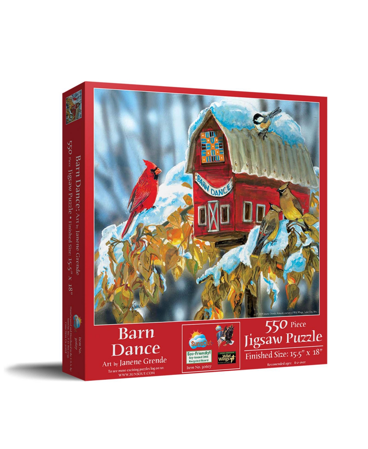 Click here for SunsOut Barn Dance 550 piece Jigsaw Puzzle for Adu... prices