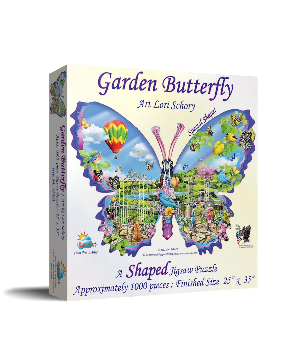 Click here for SunsOut Garden Butterfly 1000 piece Jigsaw Puzzle... prices