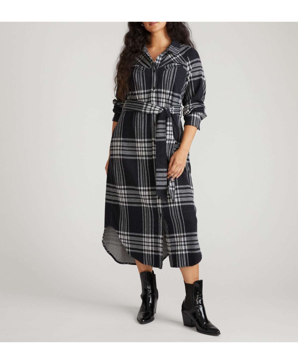 Click here for Universal Standard Womens Morgan Belted Stretch Fl... prices