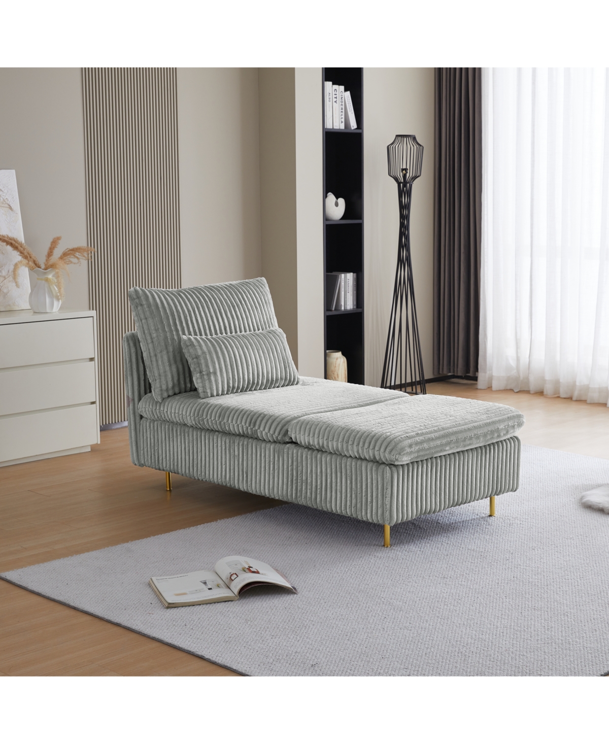 Click here for Streamdale Furniture Corduroy Sofa Chair - Modern... prices