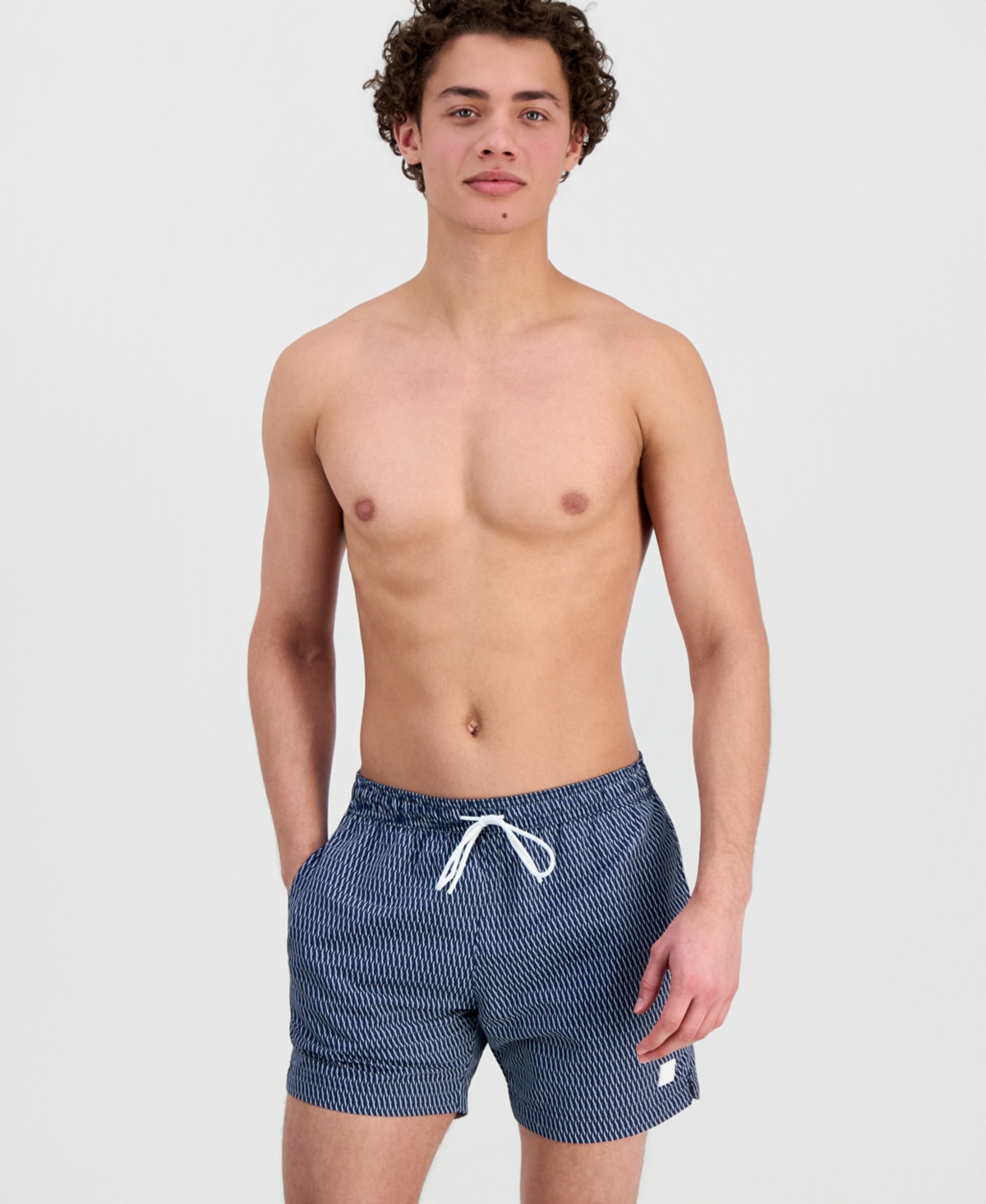 Click here for Boss by Hugo Boss Mens Squiggle Print 5 Swim Trunk... prices