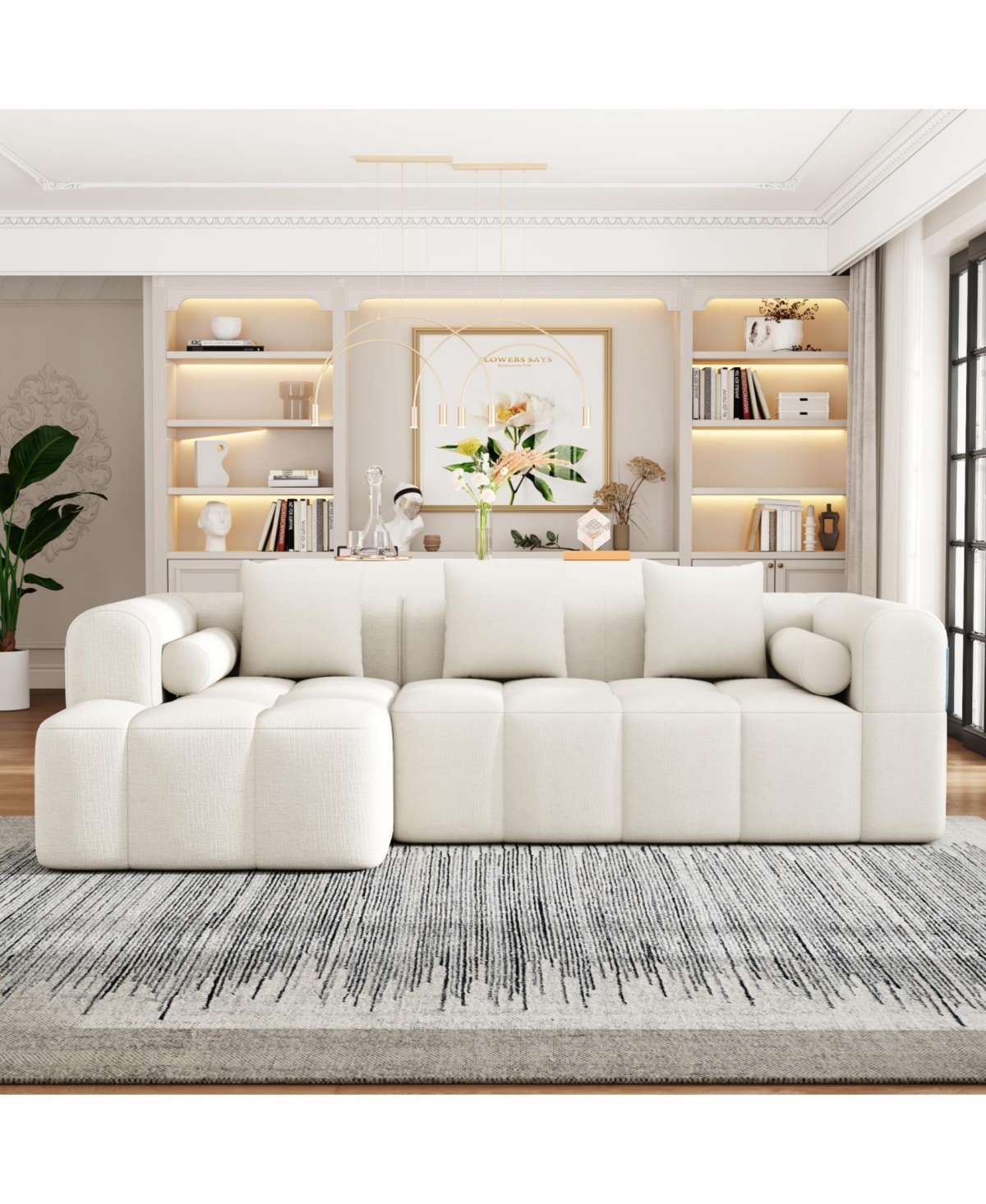 Click here for Streamdale Furniture 101" Sectional Sofa Modu... prices