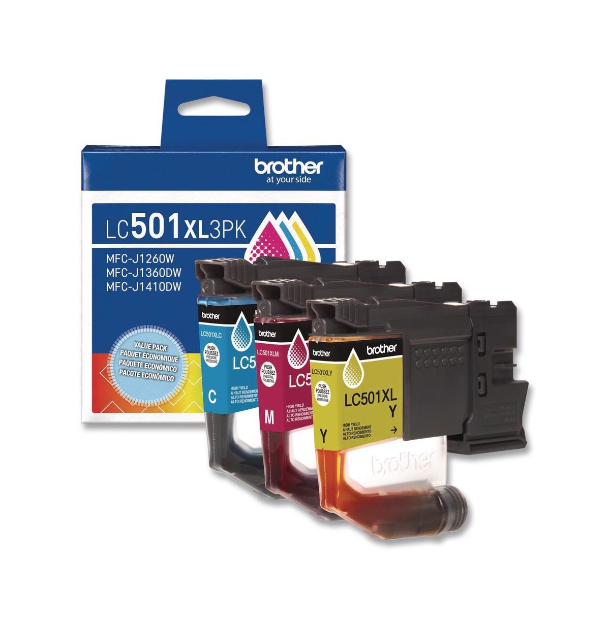 Click here for Brother LC501XL3PKS 500 Page-Yield High-Yield Ink... prices
